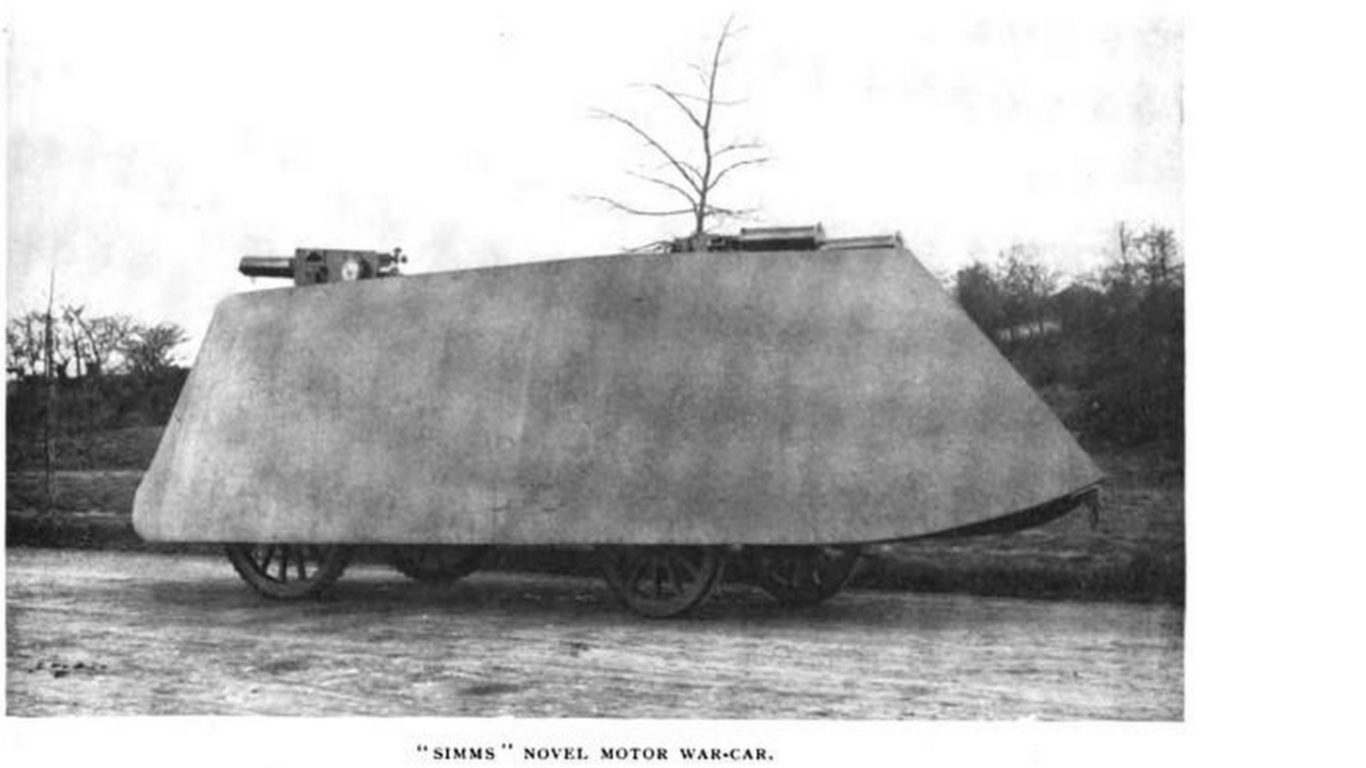 World’s First Armoured Automobile- The Motor War Car