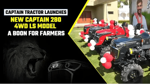 Captain Tractor Launches New Captain 280 4WD LS Model: Redefining ...