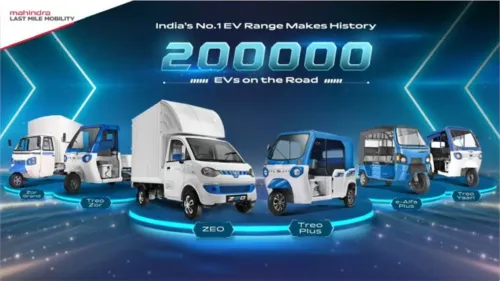 Mahindra Last Mile Mobility Crosses 200,000 EV Sales in India