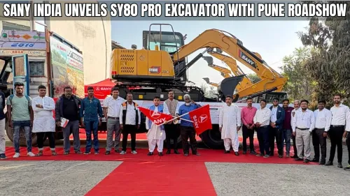SANY India Launches SY80 PRO Excavator with Pune Roadshow