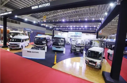 Tata Motors Unveils Ultra EV 7M Electric Bus at Prawaas 4.0