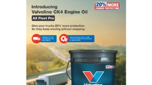 Valvoline Launches All Fleet Pro Diesel Engine Oil for Commercial Vehicles